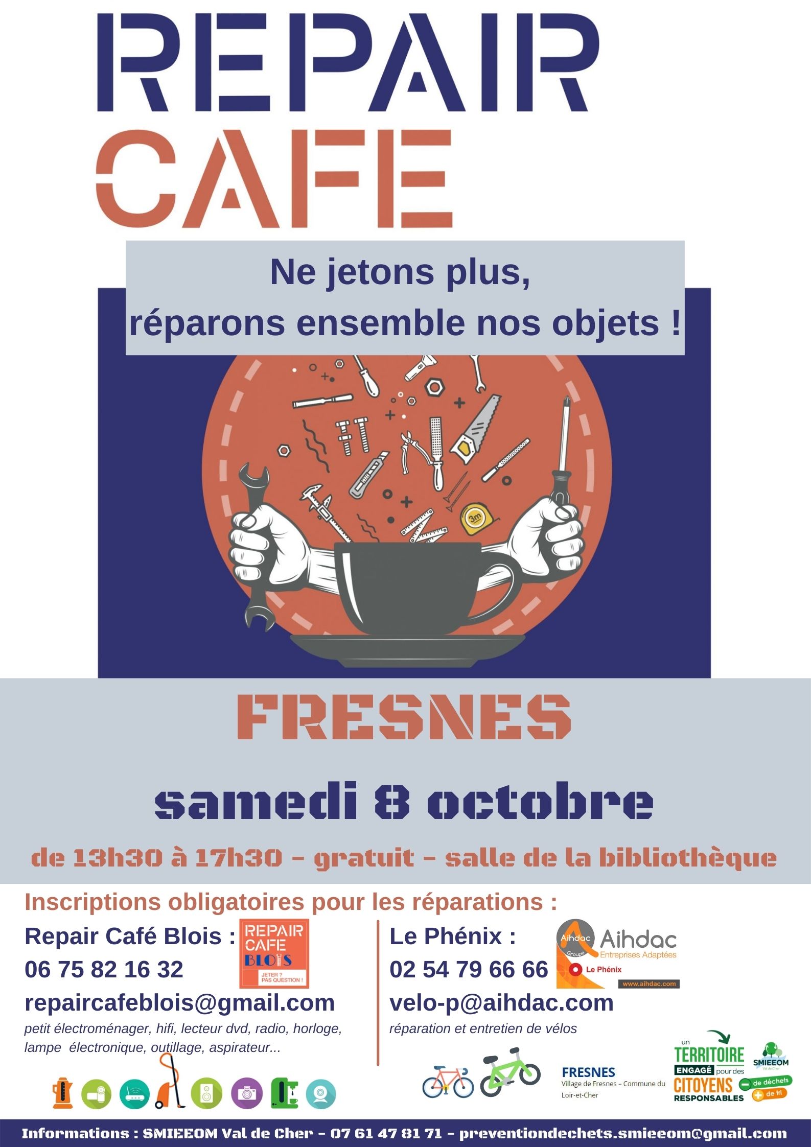 Repair café • Val de Cher Controis