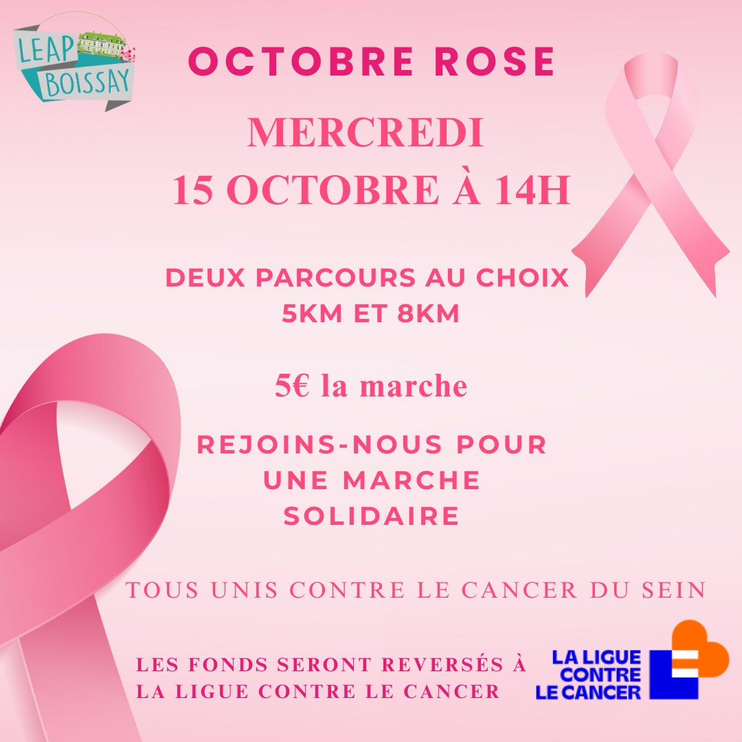 Marche octobre rose • Val de Cher Controis